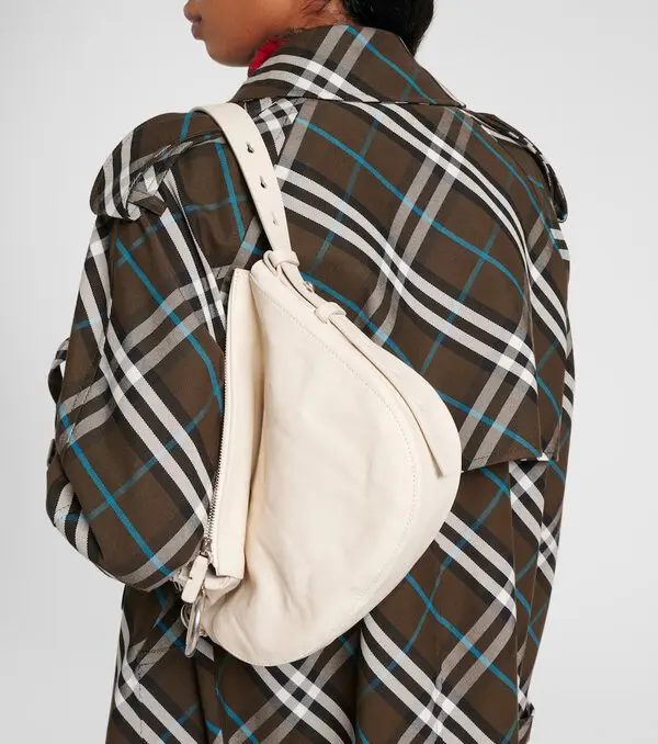 Burberry Knight Small Leather Shoulder Bag
