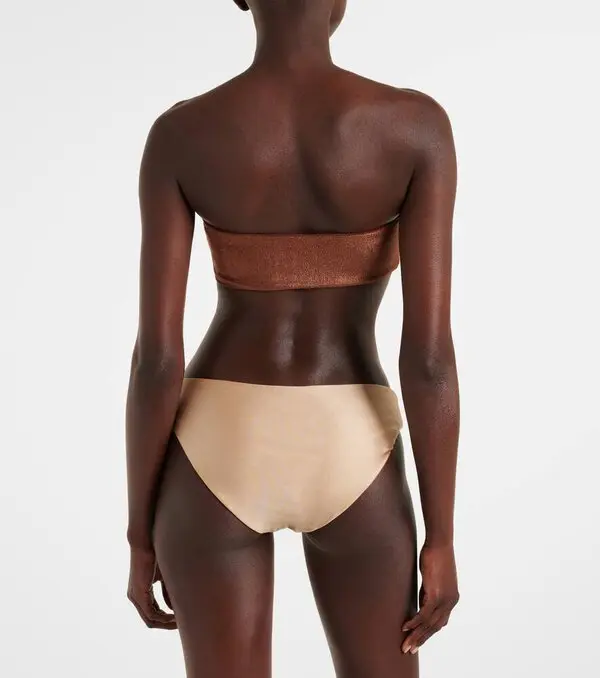 Jade Swim Terry Bandeau Bikini Top