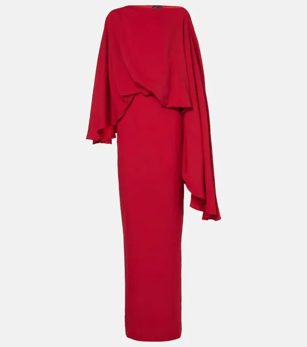 TALLER MARMO Eolia Crepe Cady Gown