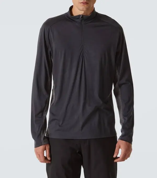 Sease Runner Virgin Wool Half-zip Sweater