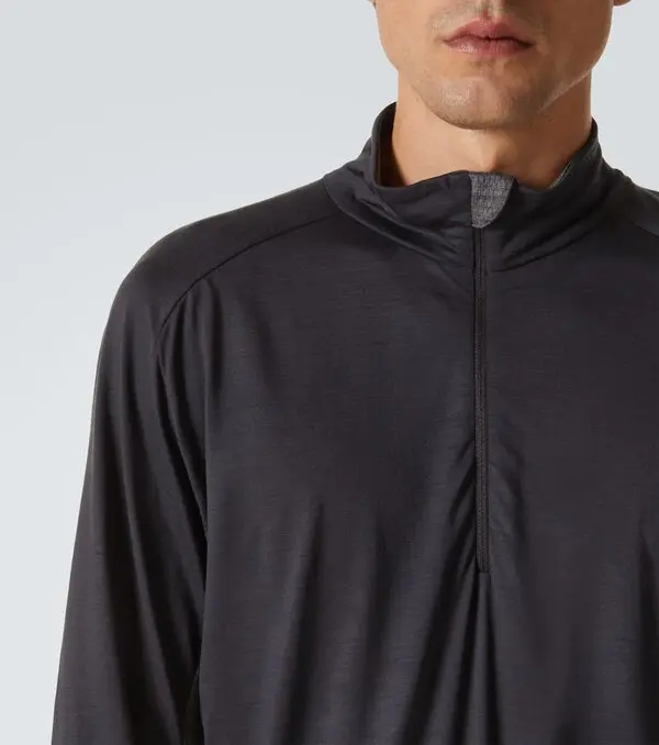 Sease Runner Virgin Wool Half-zip Sweater