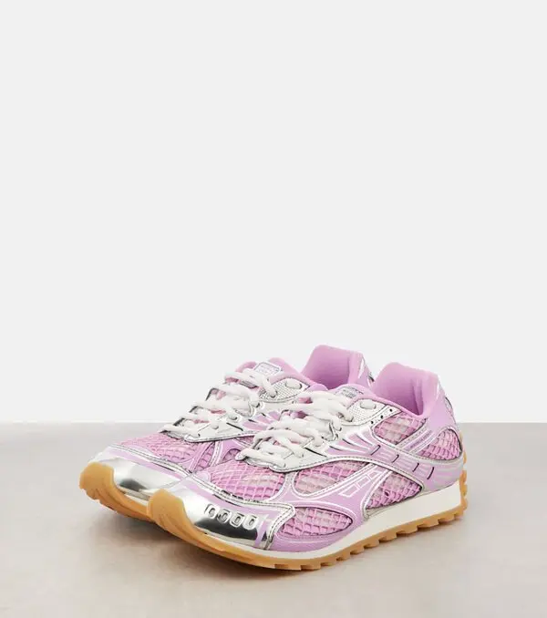 Bottega Veneta Orbit Lace-up Sneakers - Pink