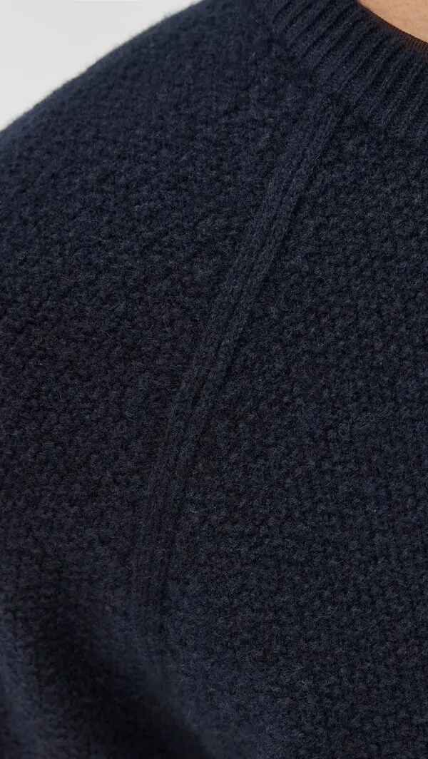 Vince Micro Boucle Crew Neck Pullover