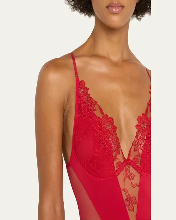 Lise Charmel Embroidered Bodysuit - Re