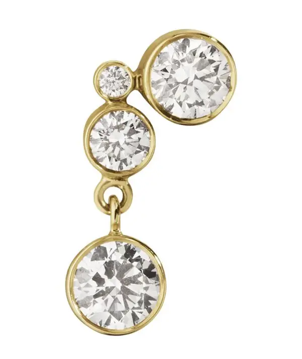 Sophie Bille Brahe Stella Single Earring - Gold