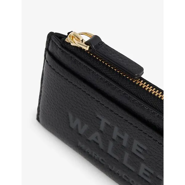 Marc Jacobs Debossed-branding Leather Card Holder
