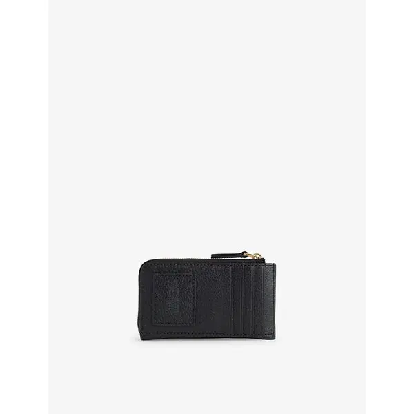 Marc Jacobs Debossed-branding Leather Card Holder