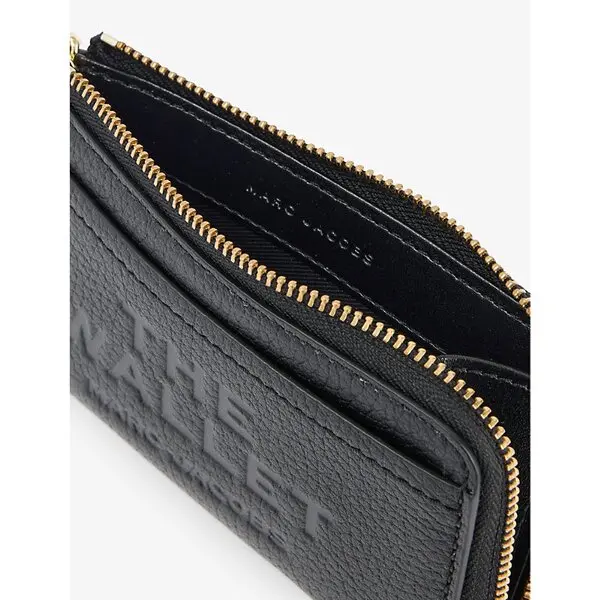 Marc Jacobs Debossed-branding Leather Card Holder