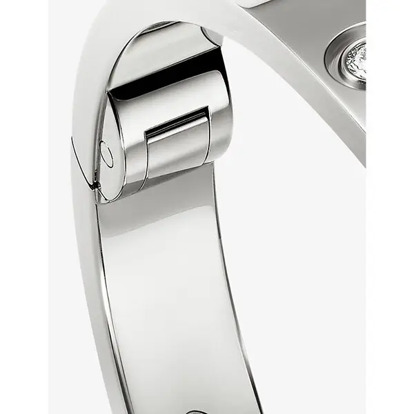 Cartier Love Bracelet With Diamonds - White Gold