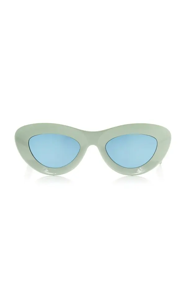 Bottega Veneta Avant Garde Cat-eye Sunglasses - Green