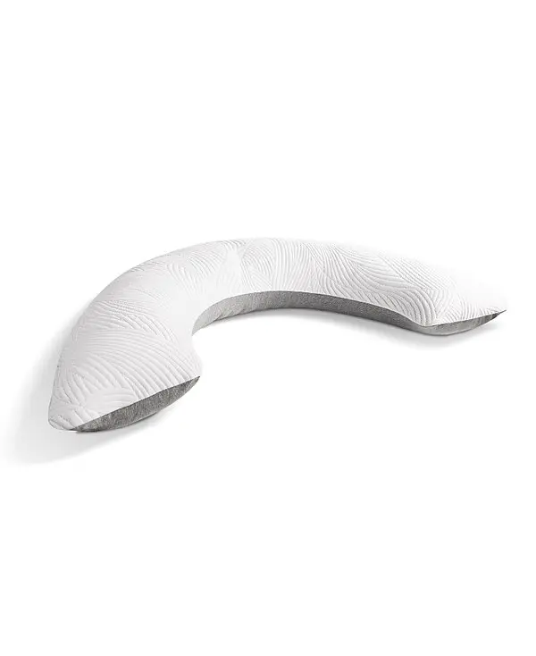BEDGEAR Full Body Pillow Pregnancy Maternity Pillow - White