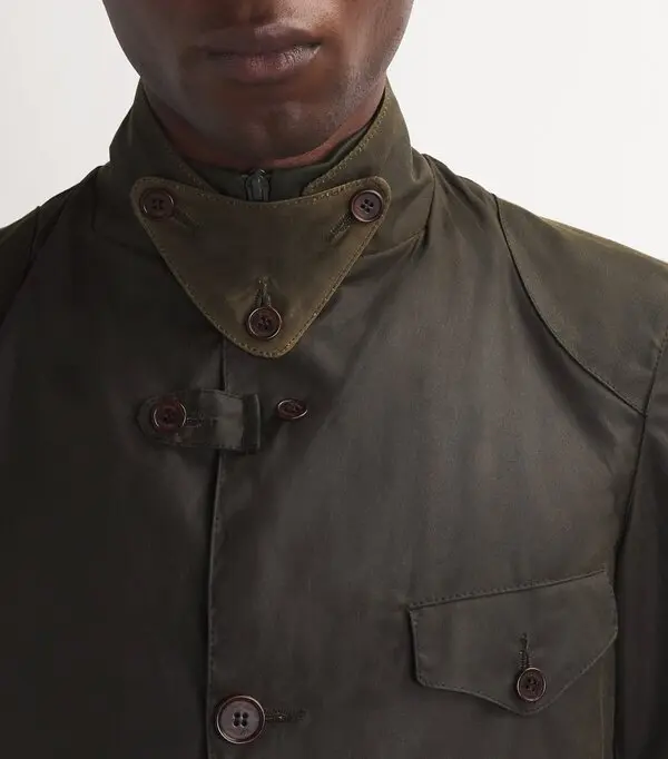 Barbour Waxed Beacon Jacket - Green