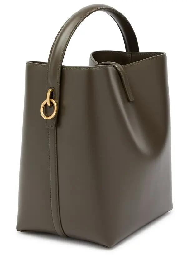 Saint Laurent Le 37 Small Bucket Bag - Khaki