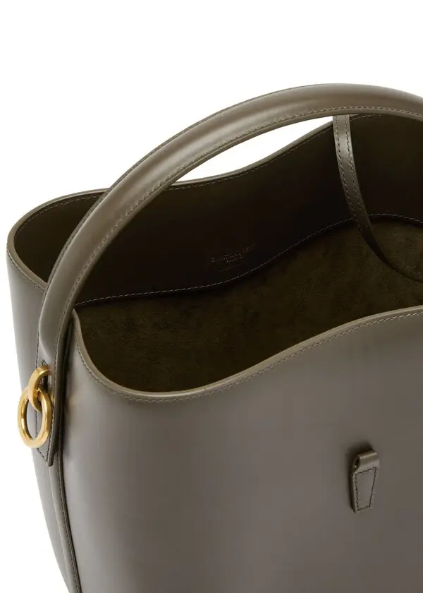 Saint Laurent Le 37 Small Bucket Bag - Khaki