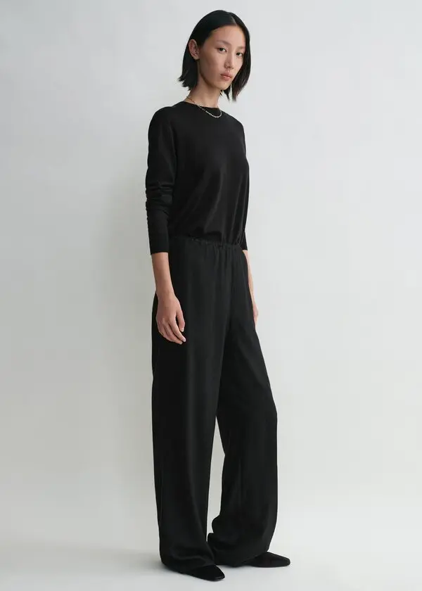TOTEME Monogram Flannel Pj Bottoms