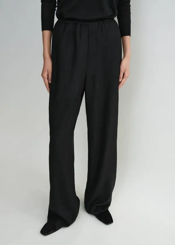 TOTEME Monogram Flannel Pj Bottoms