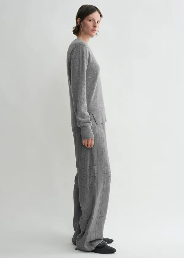 TOTEME Monogram Flannel Pj Bottoms