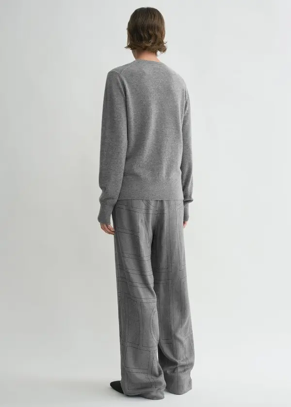 TOTEME Monogram Flannel Pj Bottoms