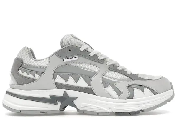 BAPE A Bathing Ape Shark Sta M2 Sneakers - White