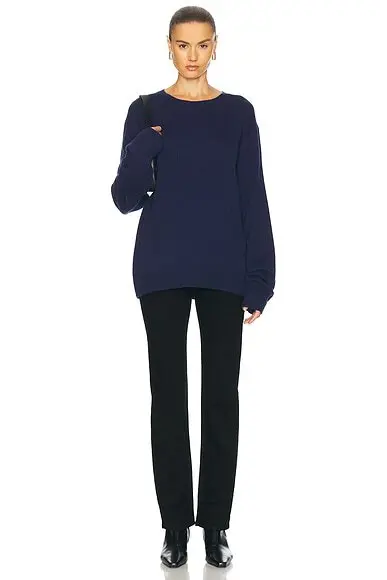 Eterne James Cashmere Sweater - Navy