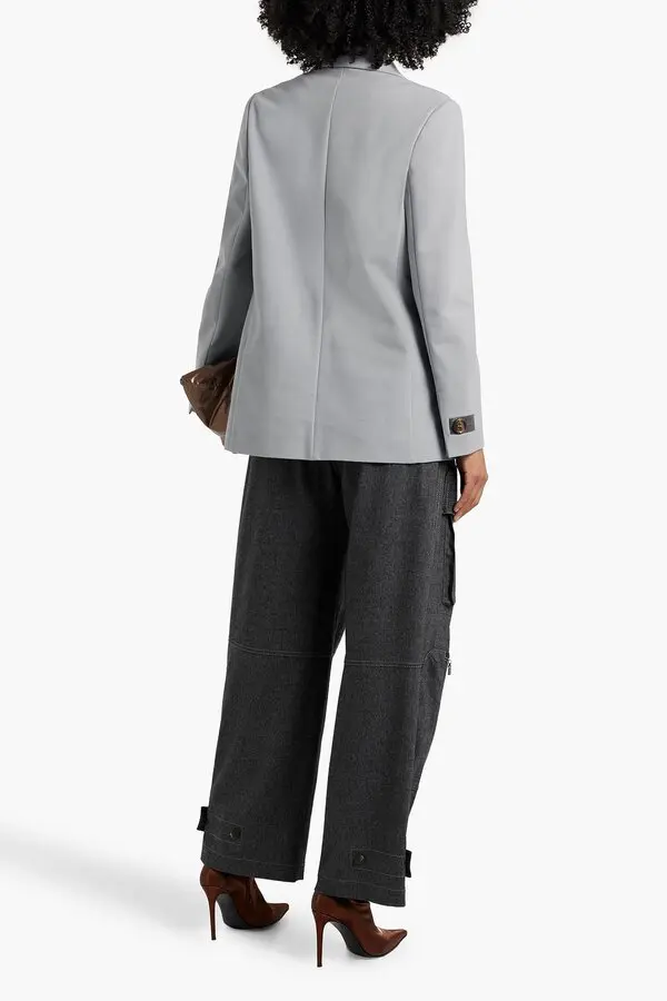 Brunello Cucinelli Double-breasted Blazer - Light Gray