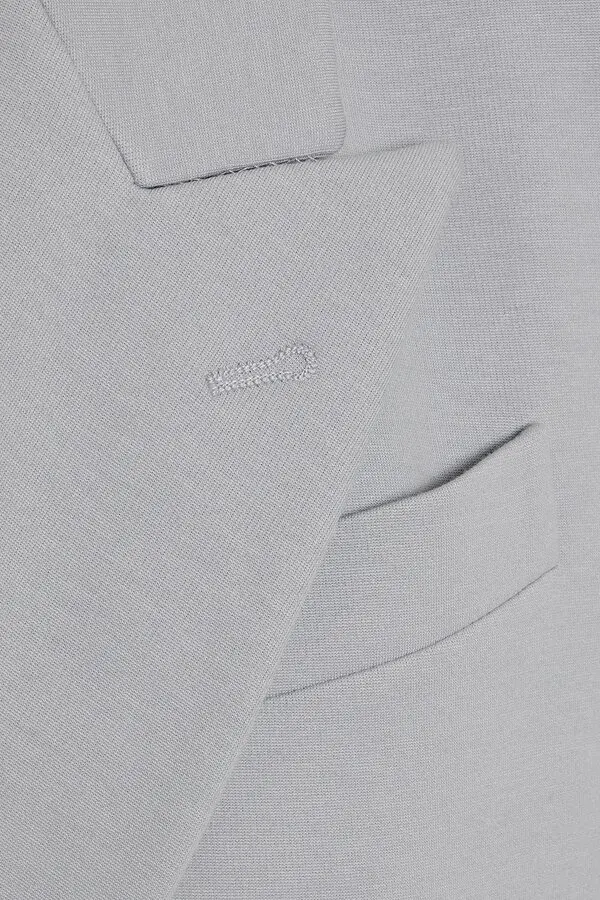 Brunello Cucinelli Double-breasted Blazer - Light Gray