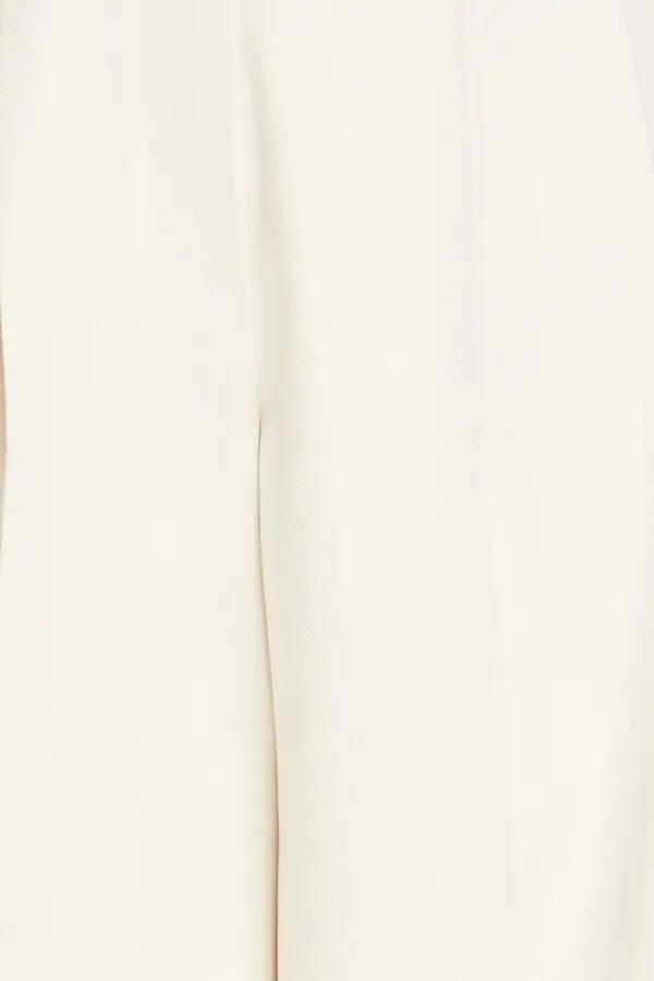 Brunello Cucinelli Cotton-blend Drill Wide-leg Pants