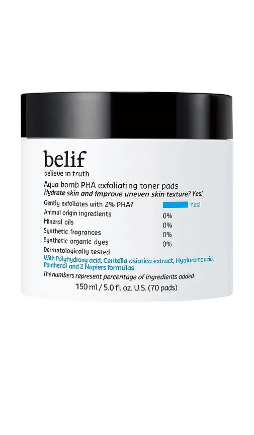 Belif Aqua Bomb Exfoliating Toner Pads - N,a