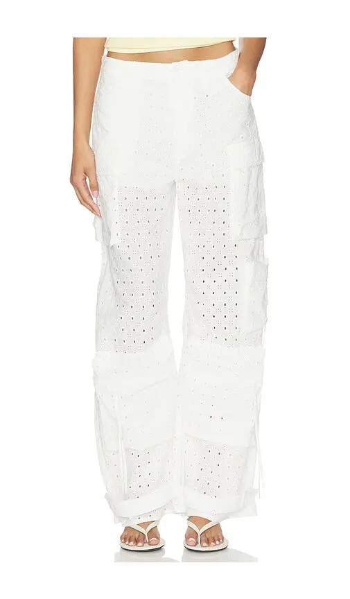 Steve Madden Duo Cargo Pants - White