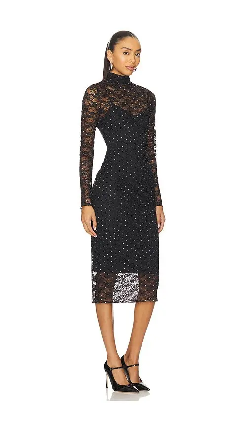 Buy Steve Madden Vivienne Lace Embellished Dress - Black At 14% Off |  Editorialist