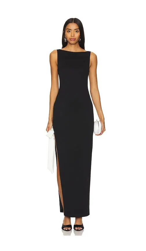MORE TO COME Riona Maxi Dress - Black