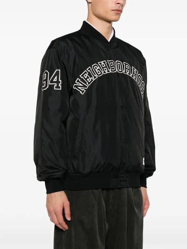 ウェア NEIGHBORHOOD BASEBALL JACKET BLACK Neighborhood Baseball Jacket - Black | Editorialist