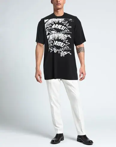 Aries T-shirt Size Cotton - Black