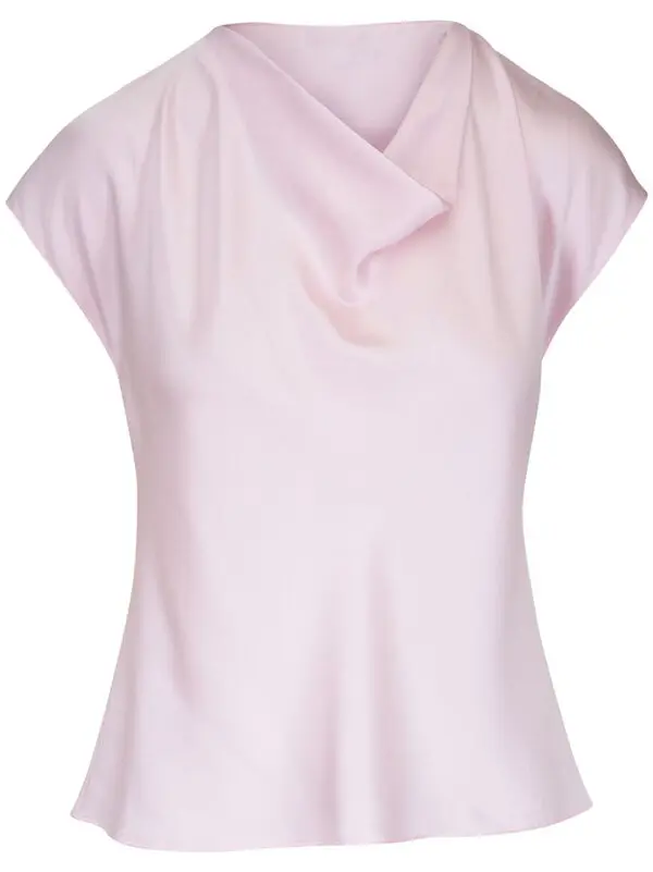 Vince Cowl Neck Blouse - Pink