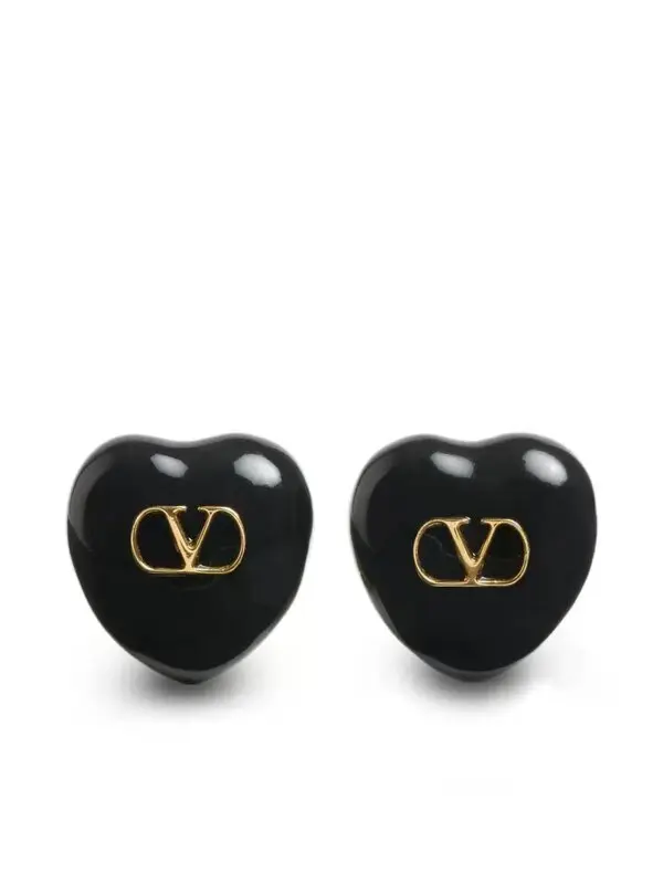Valentino Garavani Coeur Royal Clip-on Earrings - Gold