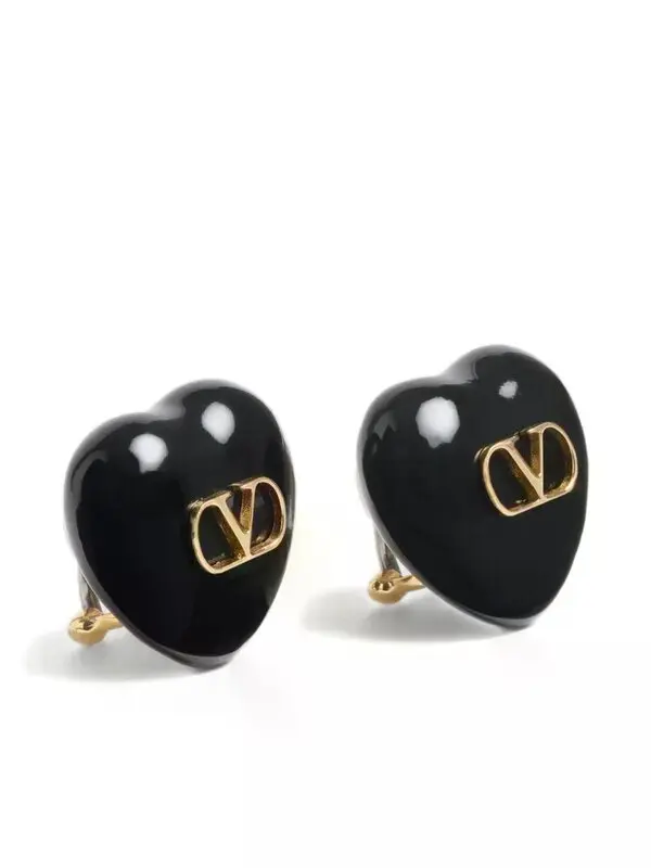 Valentino Garavani Coeur Royal Clip-on Earrings - Gold