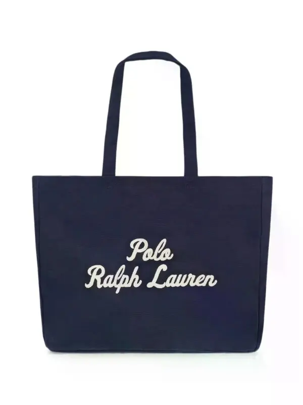 Polo Ralph Lauren Logo-embroidered Tote - Blue