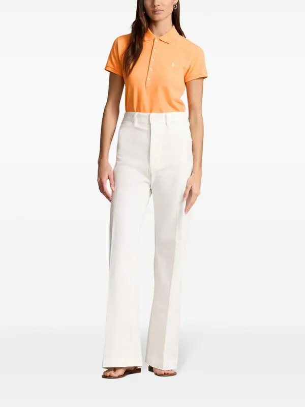 Polo Ralph Lauren Slim Cut Polo Top - Orange
