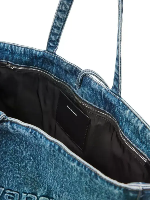 Alexander Wang Denim Punch Tote - Blue