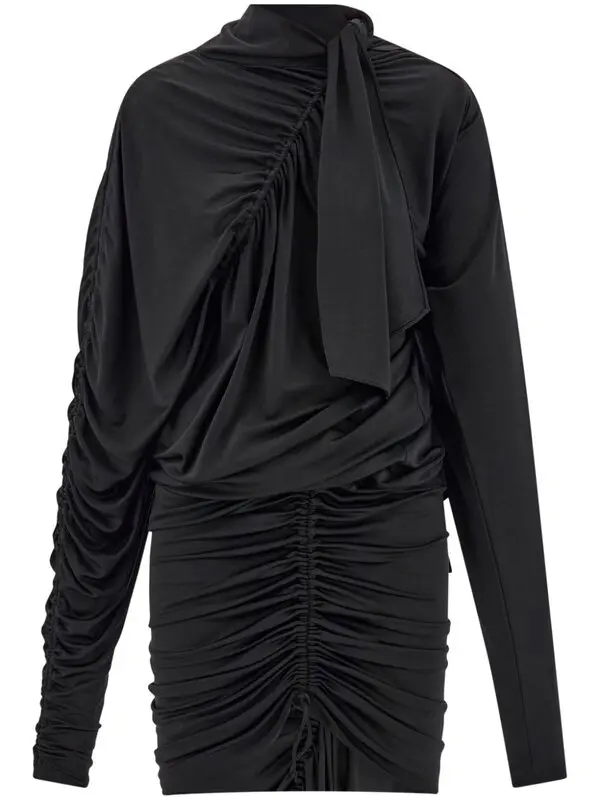 FERRAGAMO Gathered Detailing Minidress