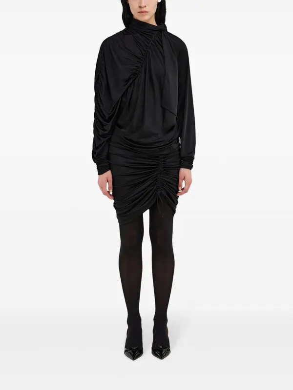 FERRAGAMO Gathered Detailing Minidress