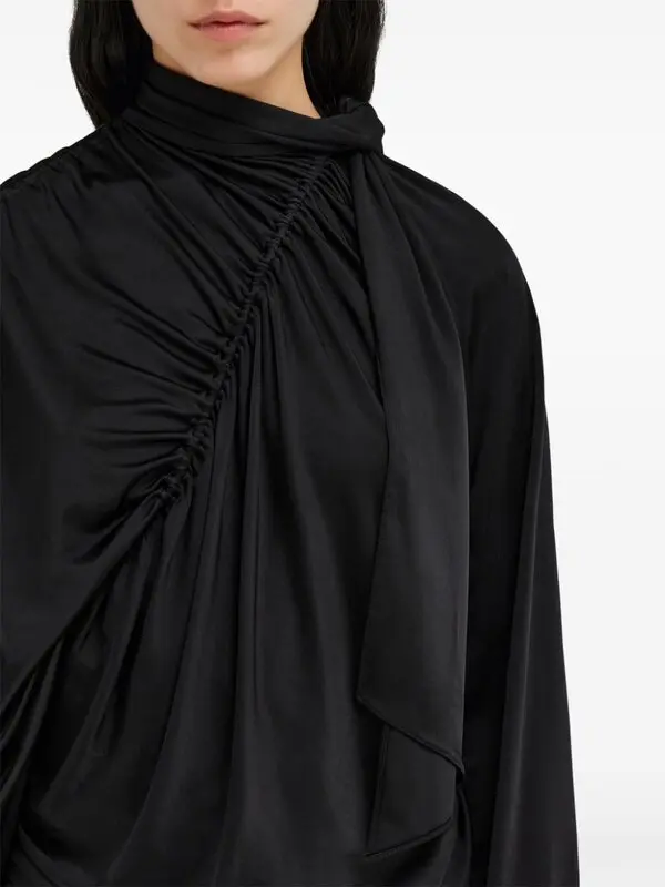 FERRAGAMO Gathered Detailing Minidress