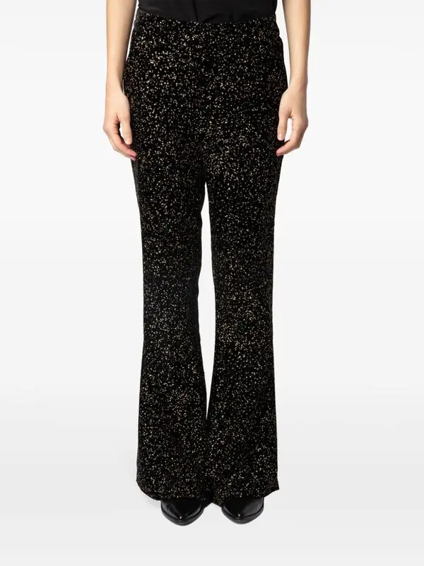Zadig&Voltaire Prevy Flared Trousers - Black