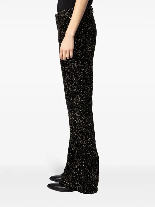 Zadig&Voltaire Prevy Flared Trousers - Black