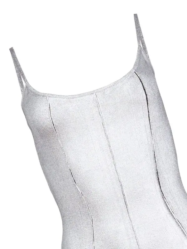 FLEUR DU MAL Ribbed Knit Dress