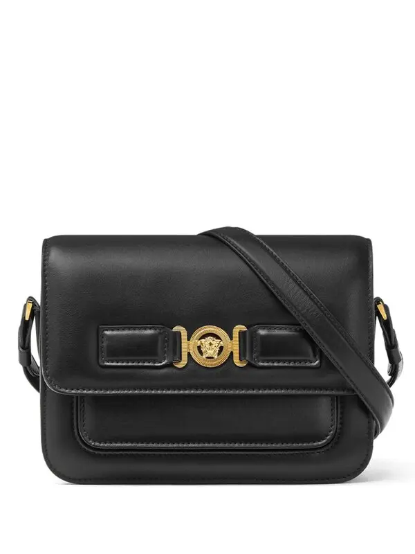 Versace Medusa Biggie Messenger Bag - Black