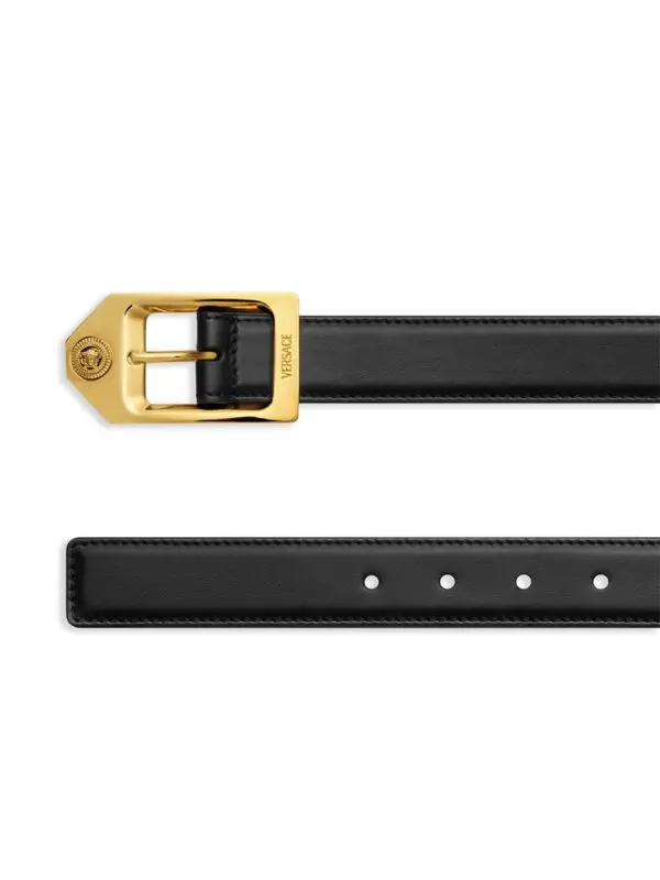 Versace Medusa Biggie Leather Belt