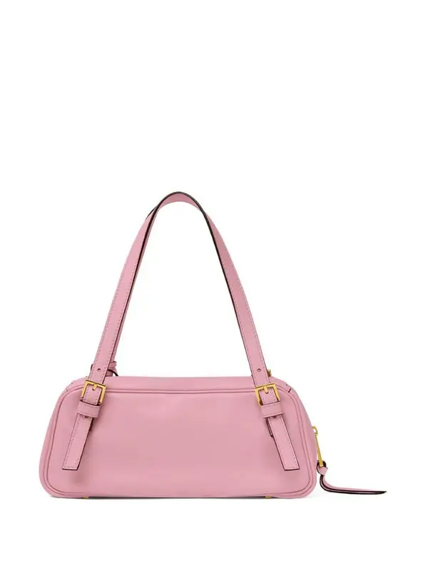 Versace Tag Bowling Shoulder Bag - Pink