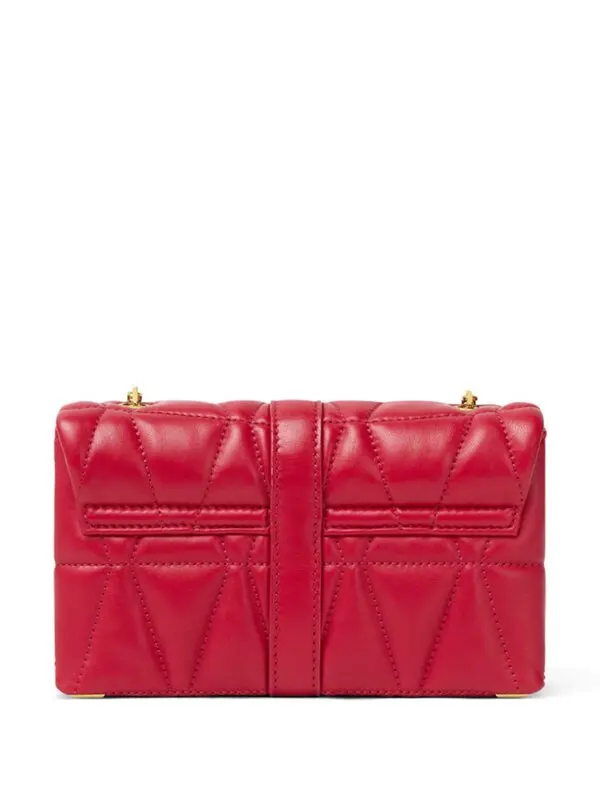 Versace Quilted Nappa Mini Bag With Medusa '95 Closure - Red