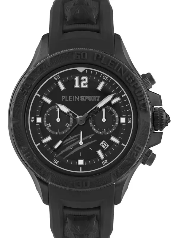 PLEIN SPORT 47.5mm Chronograph Watch - Black
